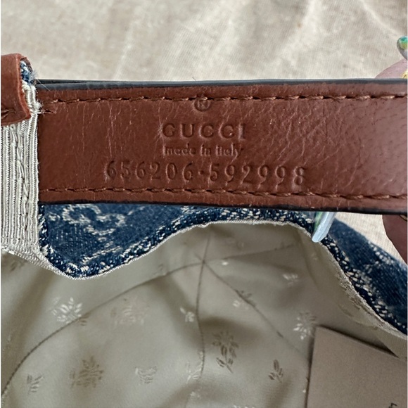 Gucci | Accessories | Gucci Gg Supreme Denim Baseball Hat | Poshmark